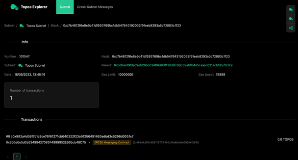 Topos Explorer | Developer Portal